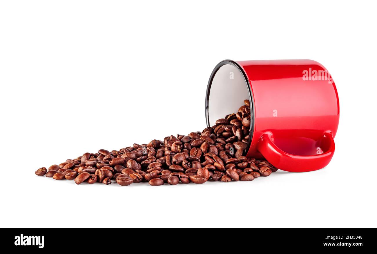 Red cup coffee beans hi-res stock photography and images - Alamy