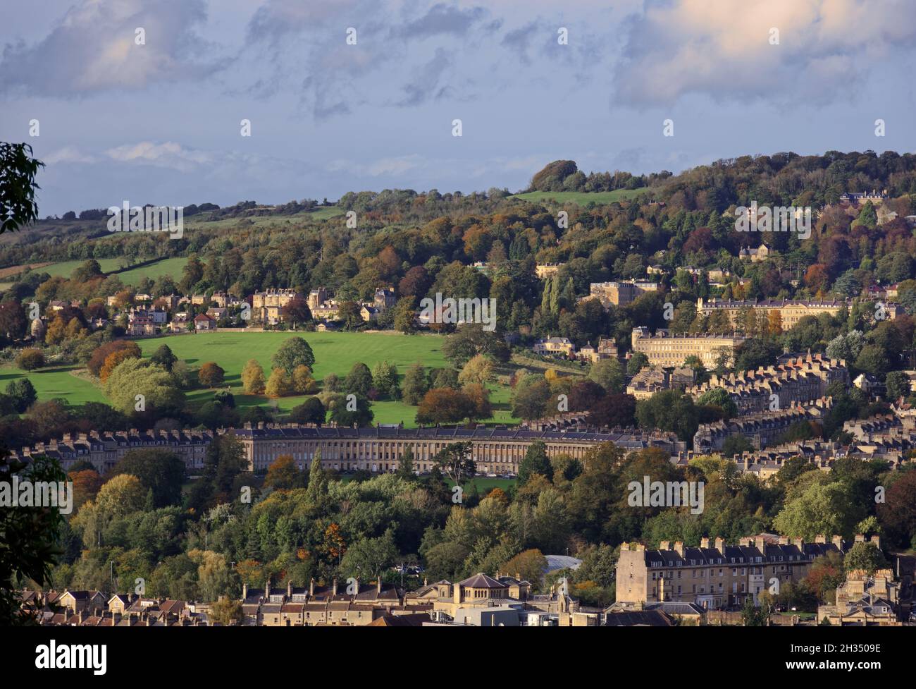 Bath skyline in the autumn Stock Photo - Alamy