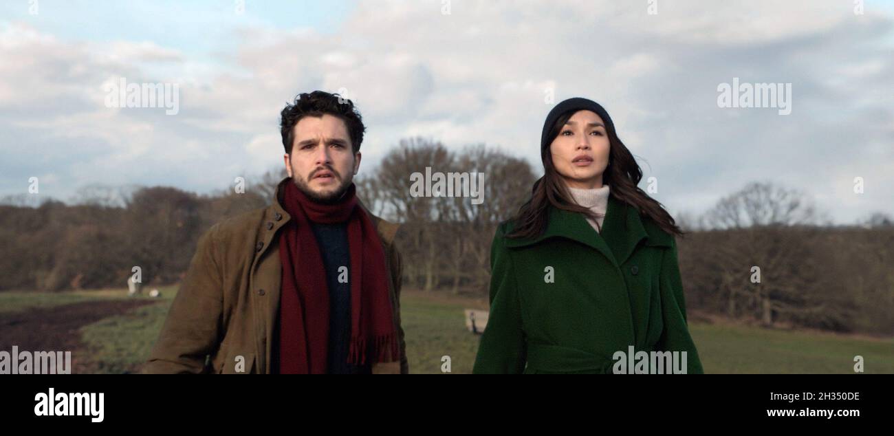 ETERNALS, from left: Kit Harington, Gemma Chan as Sersi, 2021. © Walt ...