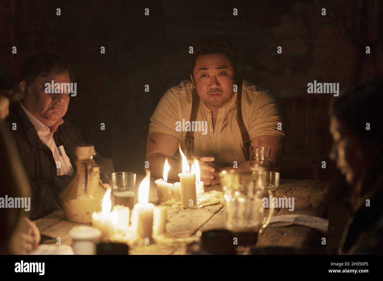 ETERNALS, from left: Harish Patel as Karun, Ma Dong-seok as Gilgamesh ...