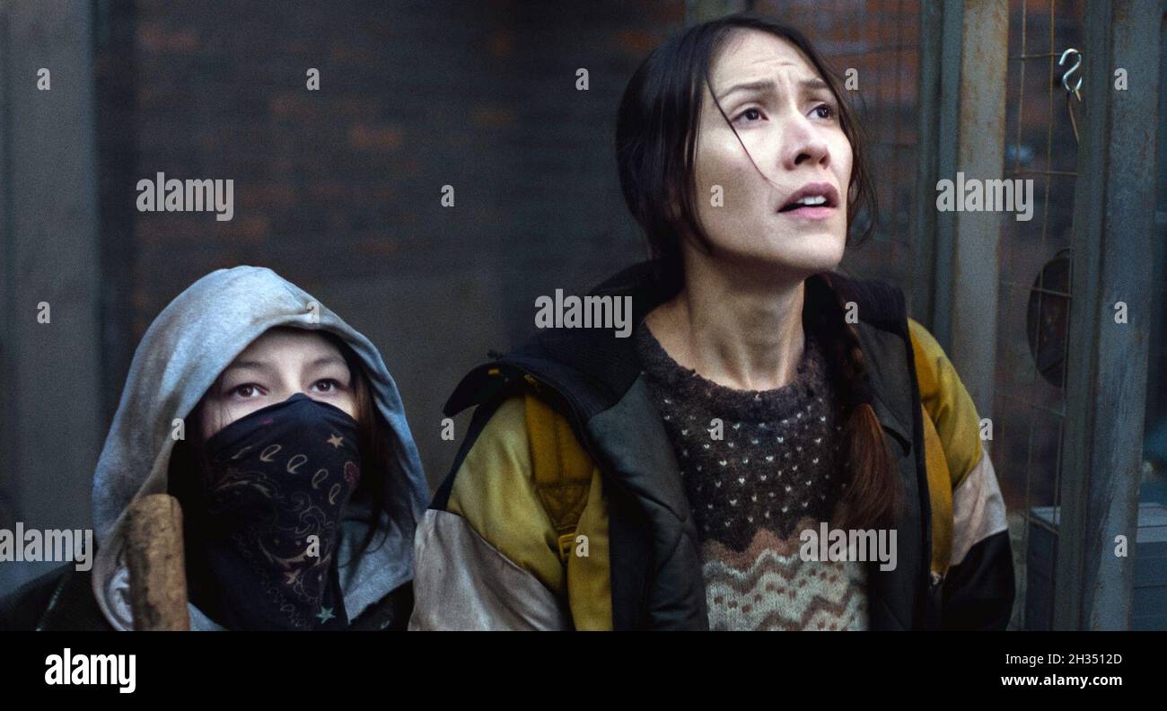 NIGHT RAIDERS, from left: Brooklyn Letexier-Hart, Elle-Maija ...