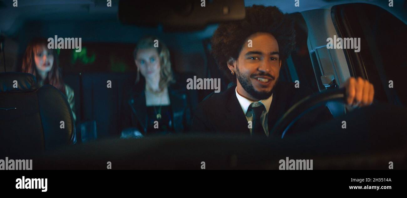 NIGHT TEETH, from left: Debby Ryan, Lucy Fry, Jorge Lendeborg Jr., 2021 ...