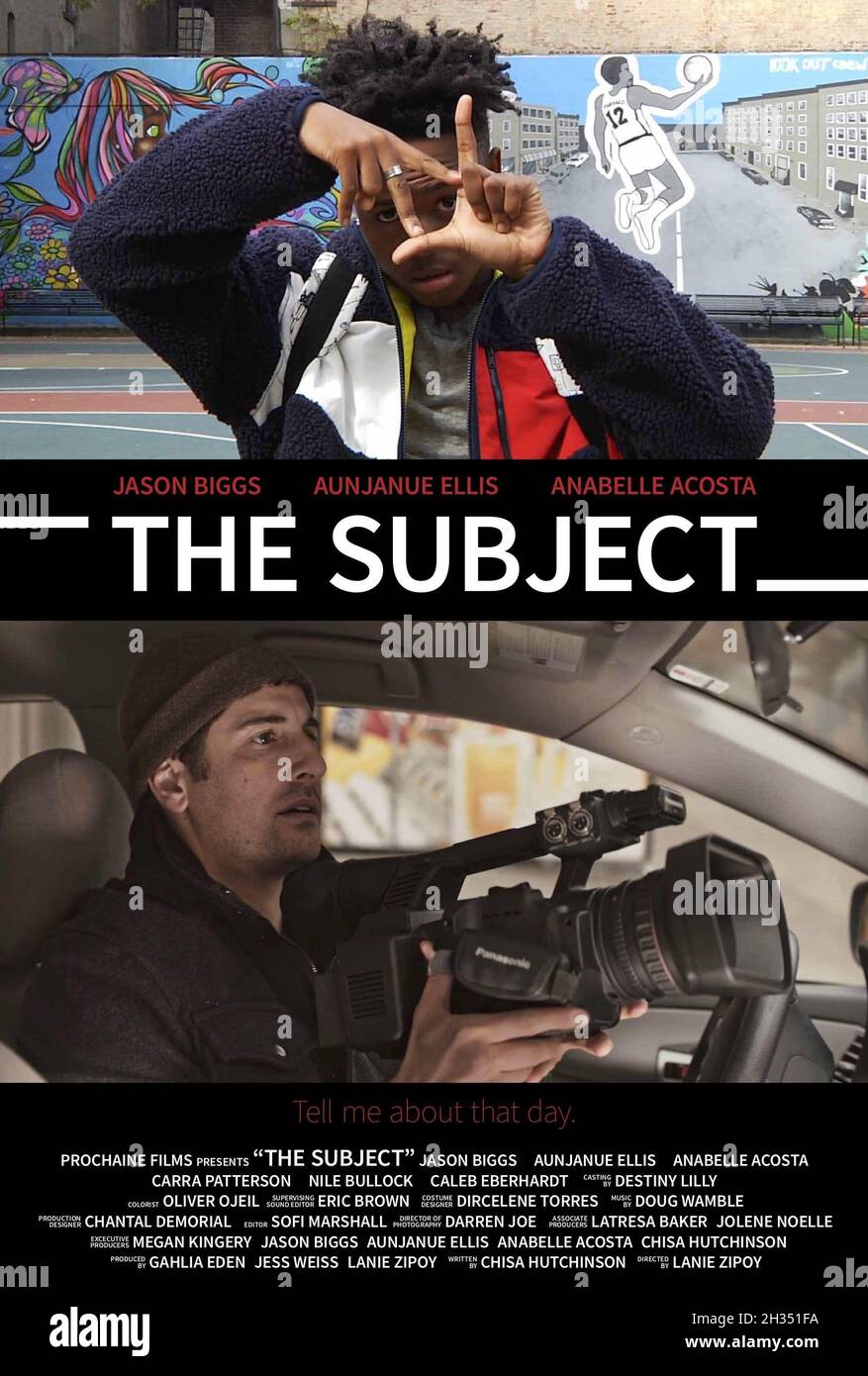 THE SUBJECT, poster, from top: Nile Bullock, Jason Biggs, 2020 ...