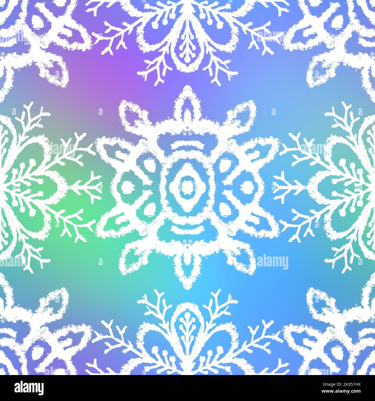 Seamless gradient tribal ethnic rug motif pattern Stock Photo - Alamy