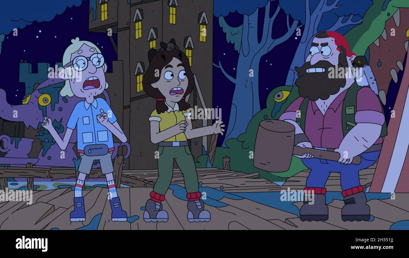 ADVENTURE BEAST, from left: Dietrich (voice: Josh Zuckerman), Bonnie ...