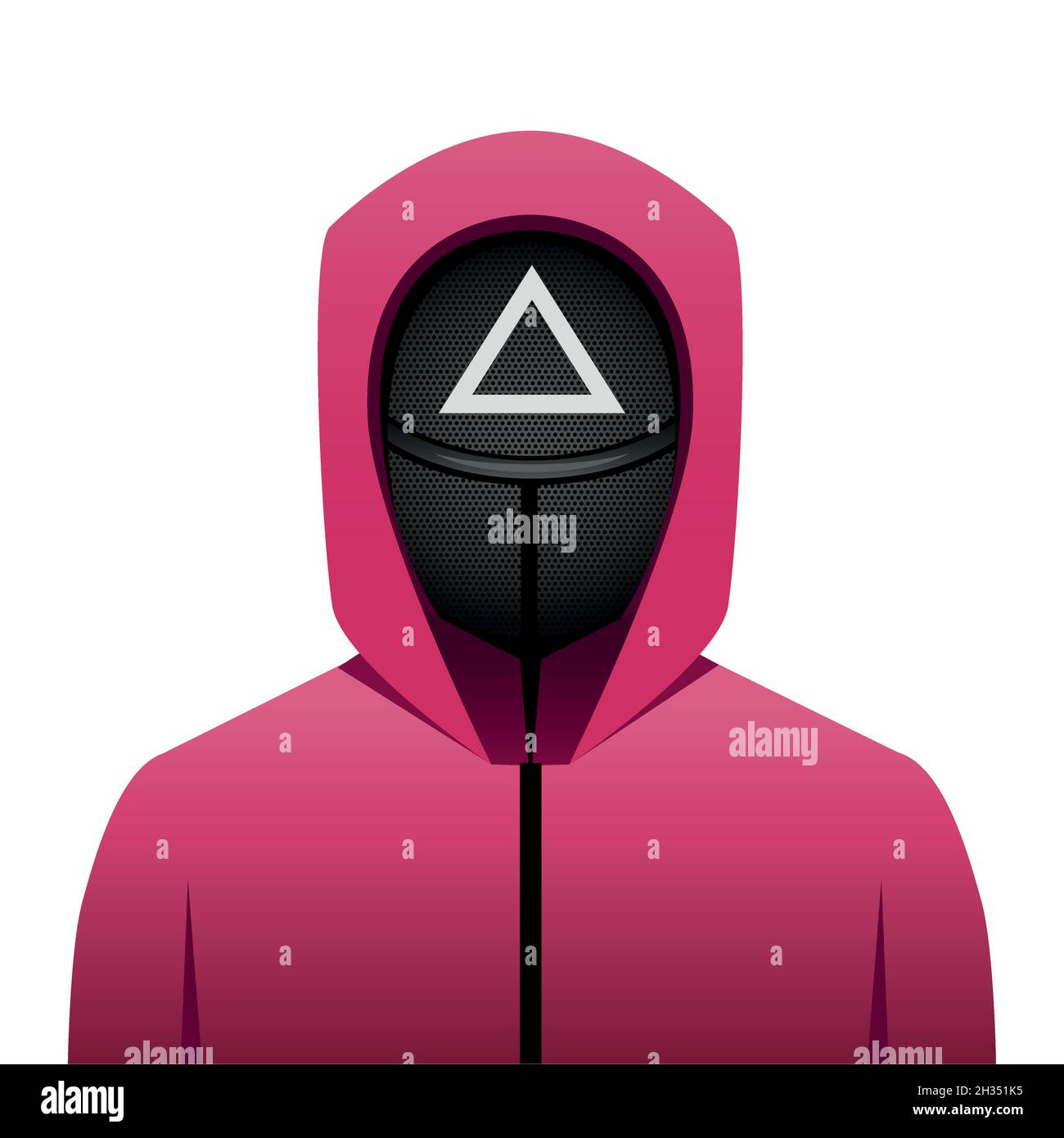 Korean tv show squid game seamless pattern illustration Stock Vector ...