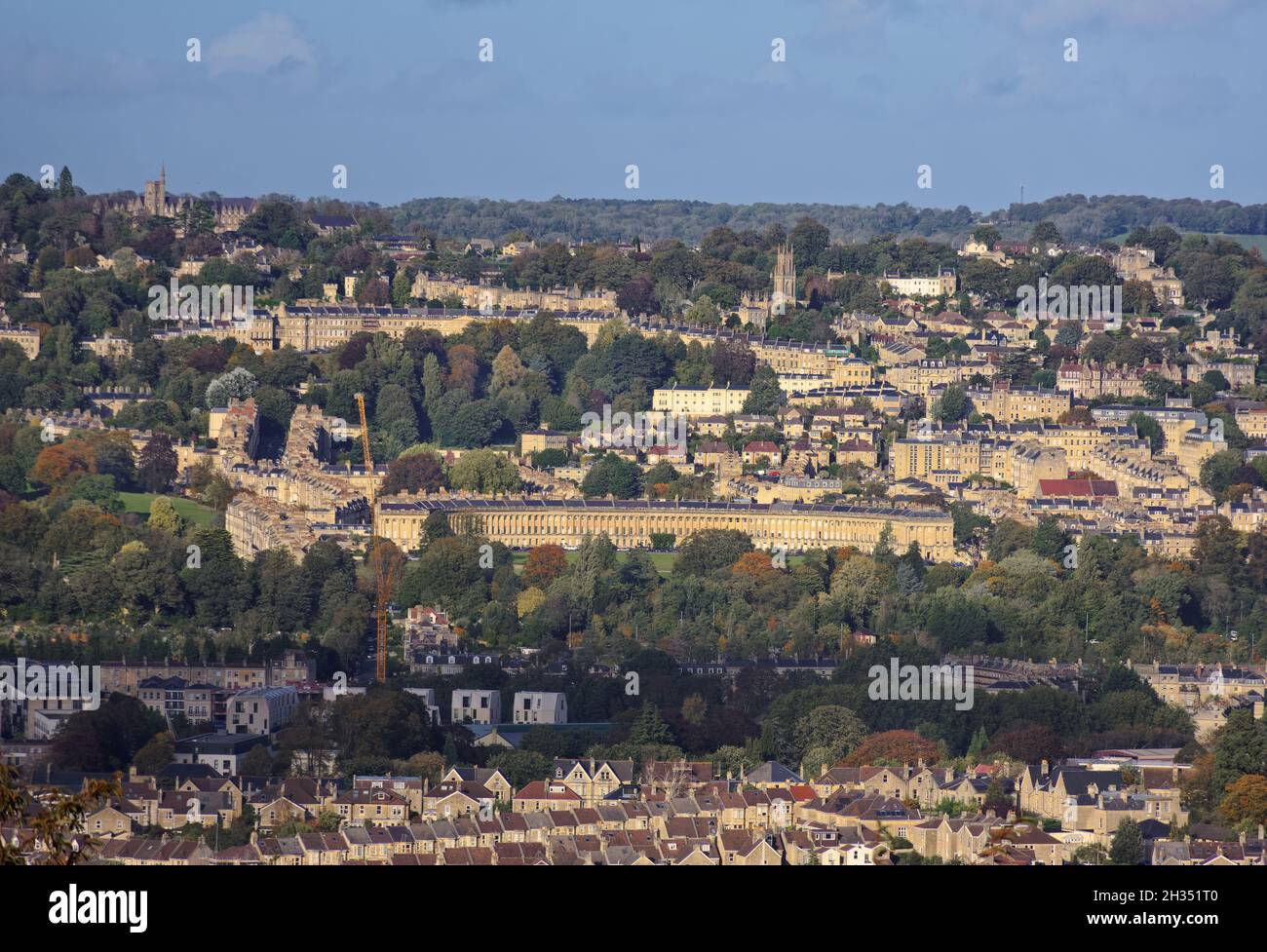 Bath skyline in the autumn Stock Photo - Alamy