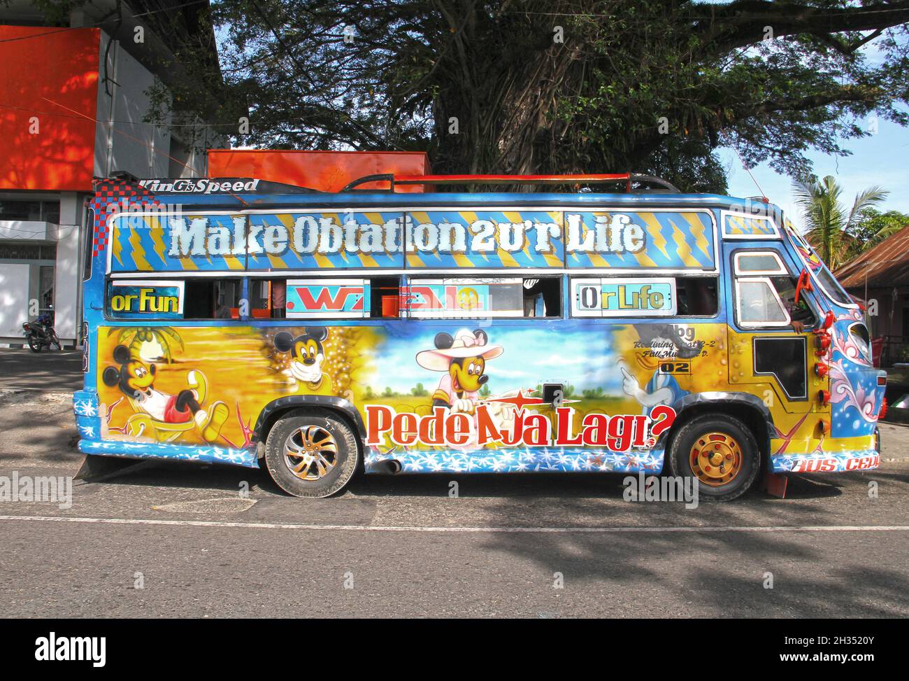 Indonesia city transport hi-res stock photography and images - Alamy