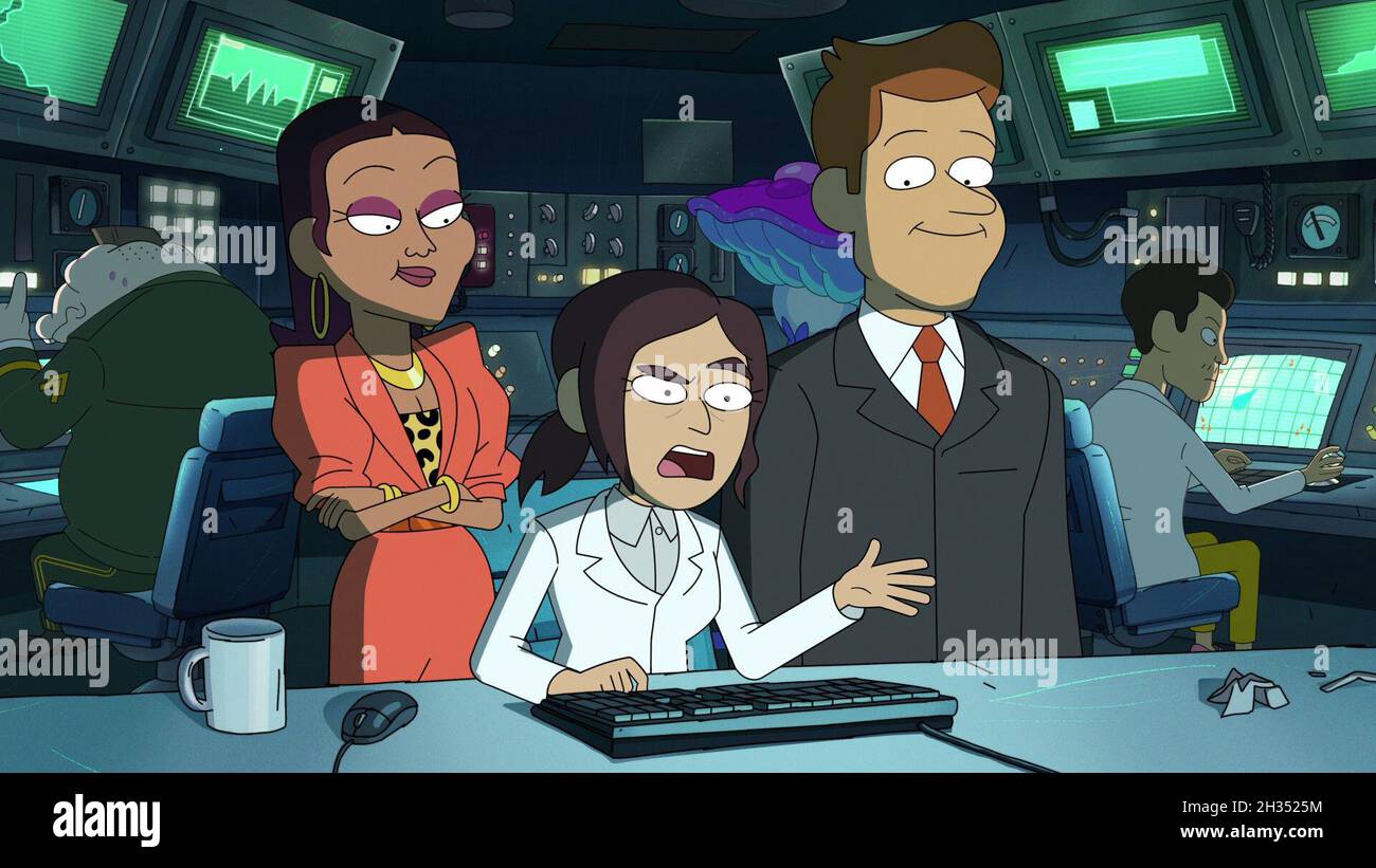 INSIDE JOB, from left: Gigi Thompson (voice: Tisha Campbell), Reagan ...