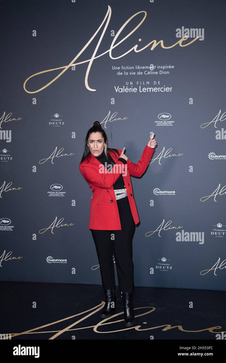 Victoria Sio attending the Aline Premiere at the Grand Rex Cinema in ...