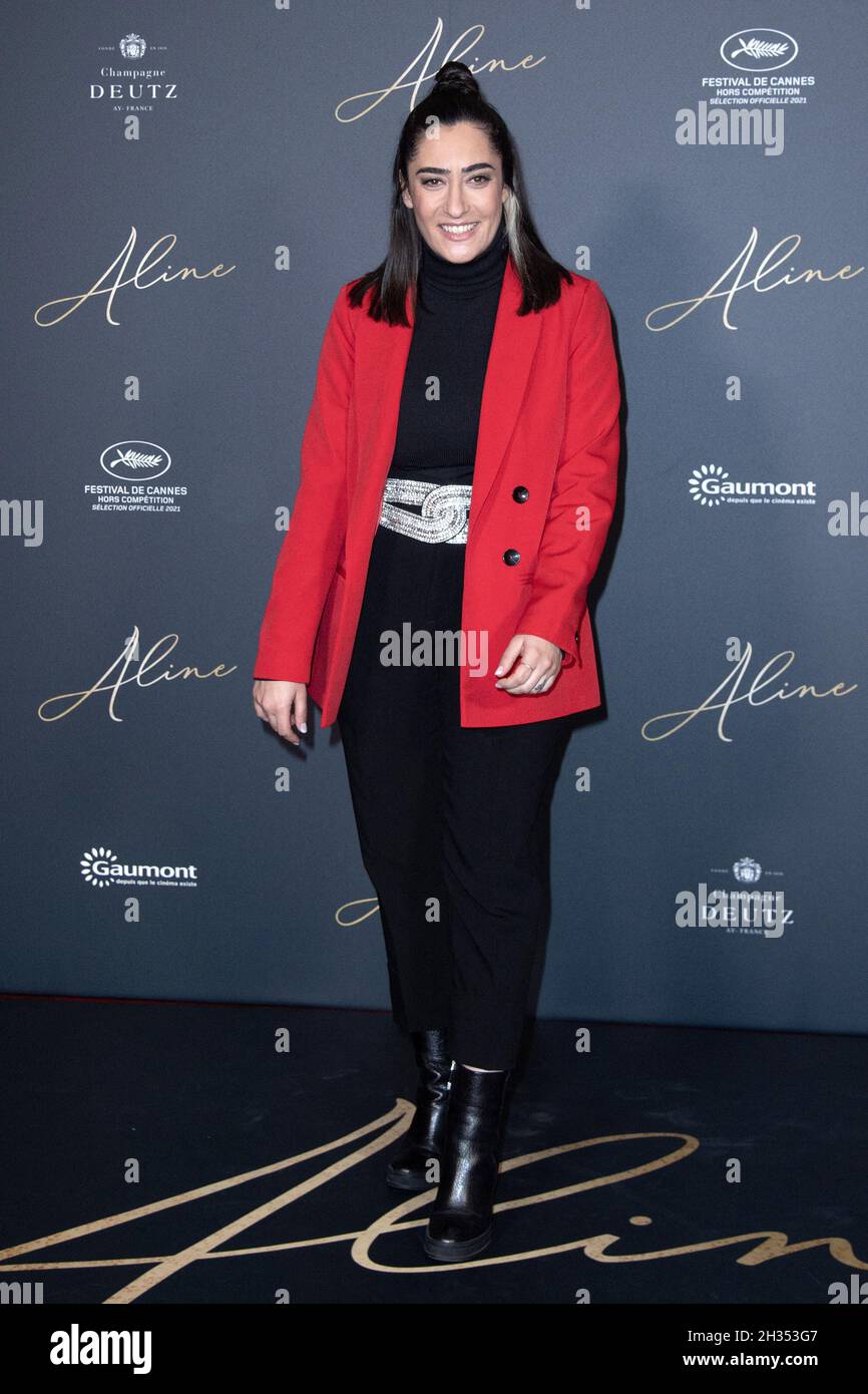 Victoria Sio attending the Aline Premiere at the Grand Rex Cinema in ...