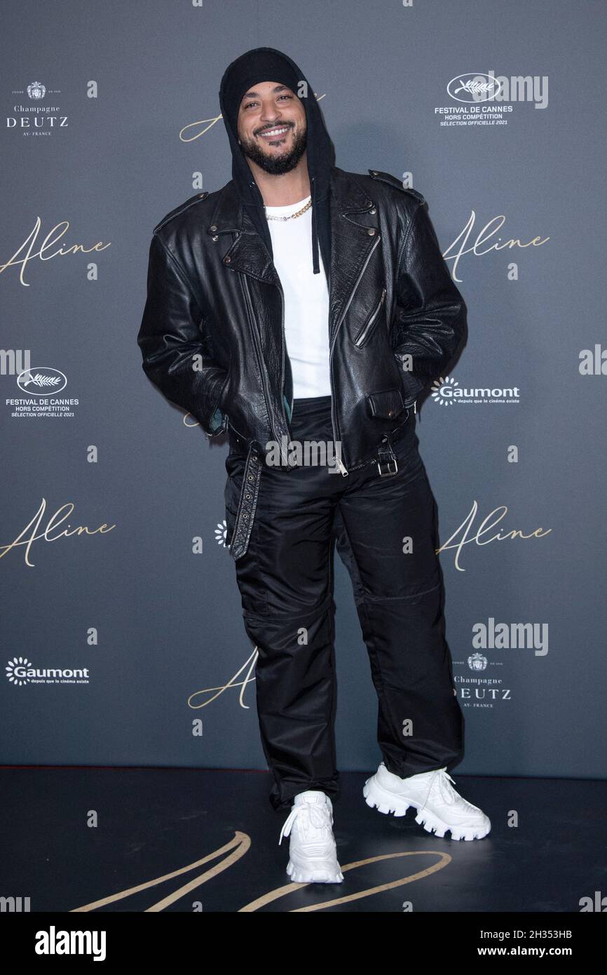 Slimane attending the Aline Premiere at the Grand Rex Cinema in Paris ...