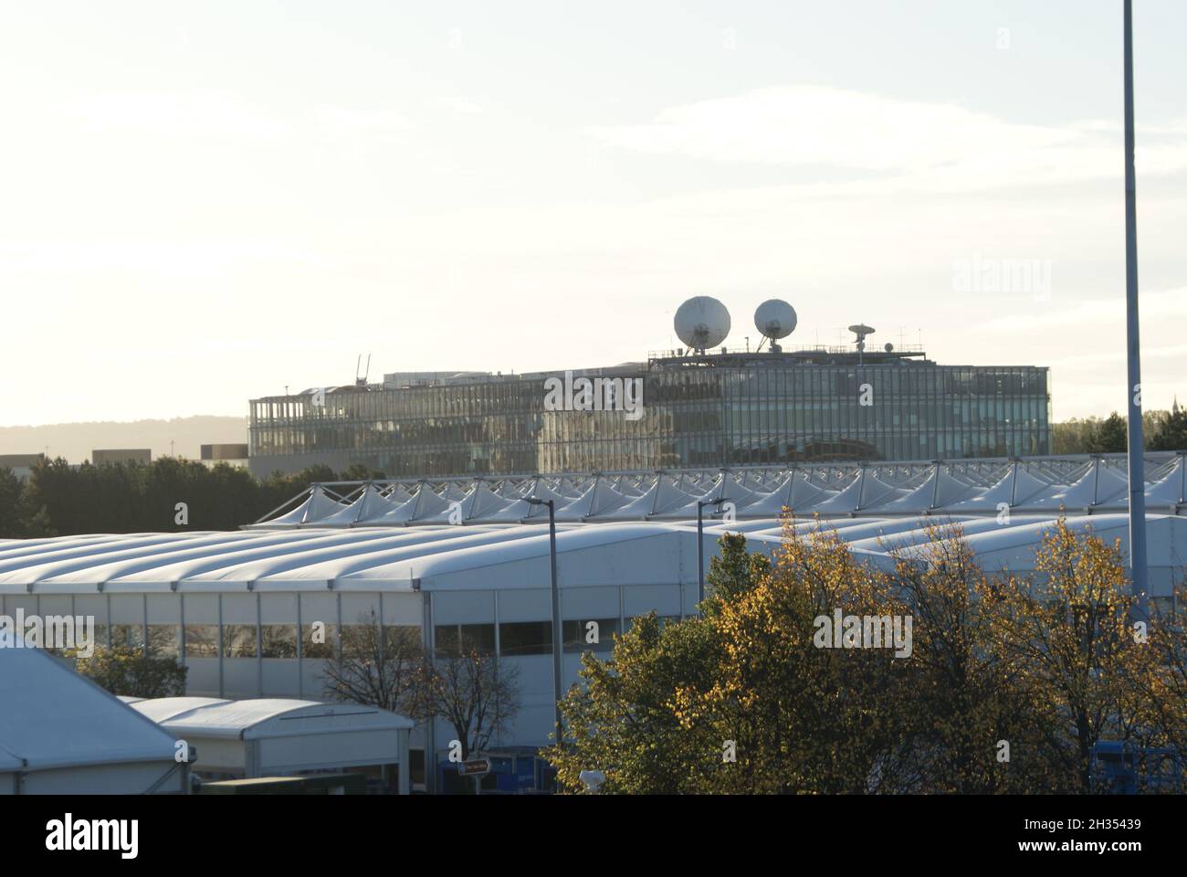 Cop26 security fencing hi-res stock photography and images - Alamy