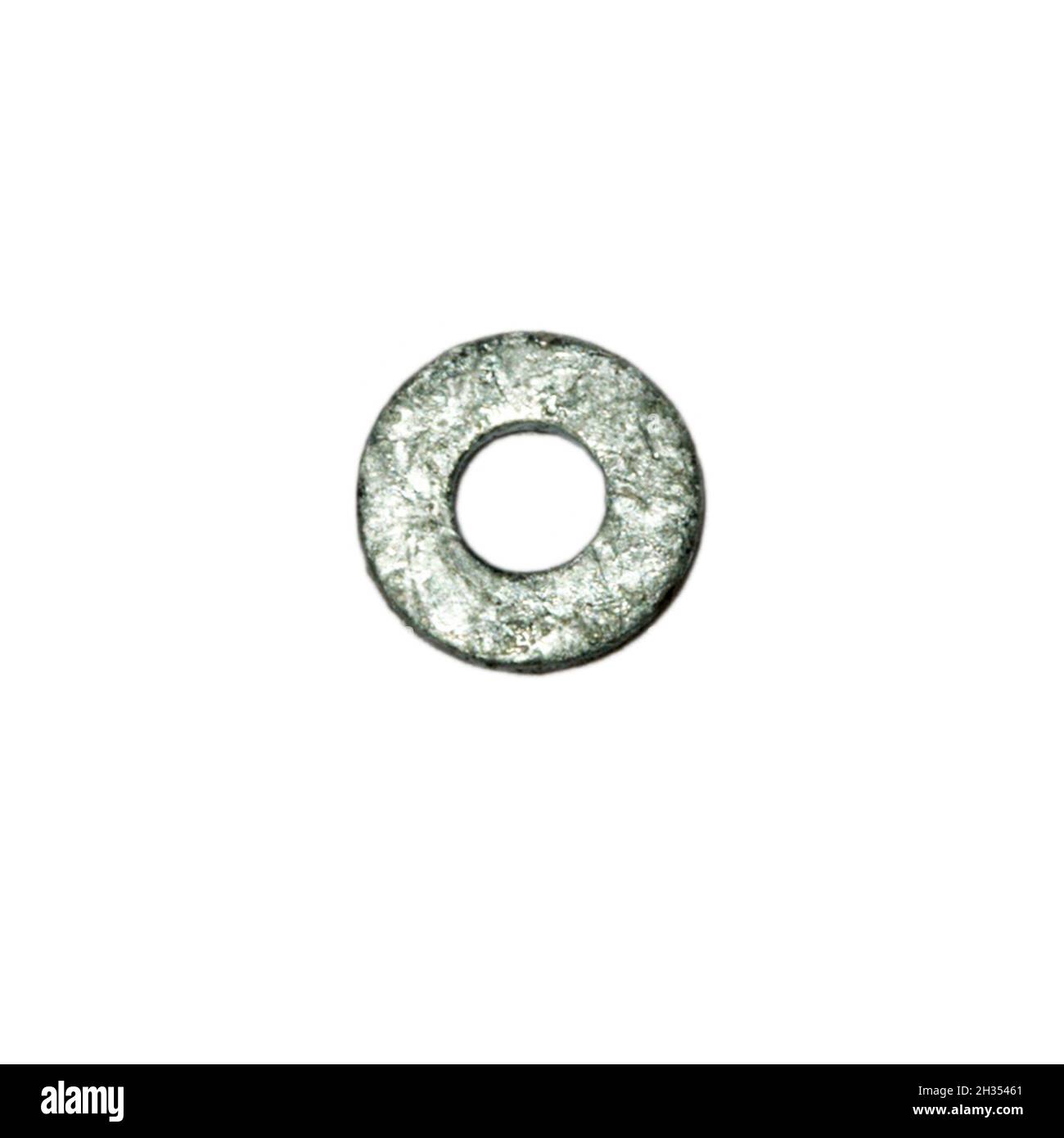 Round Washer - Cutout on white background, hardware, fasteners and ...