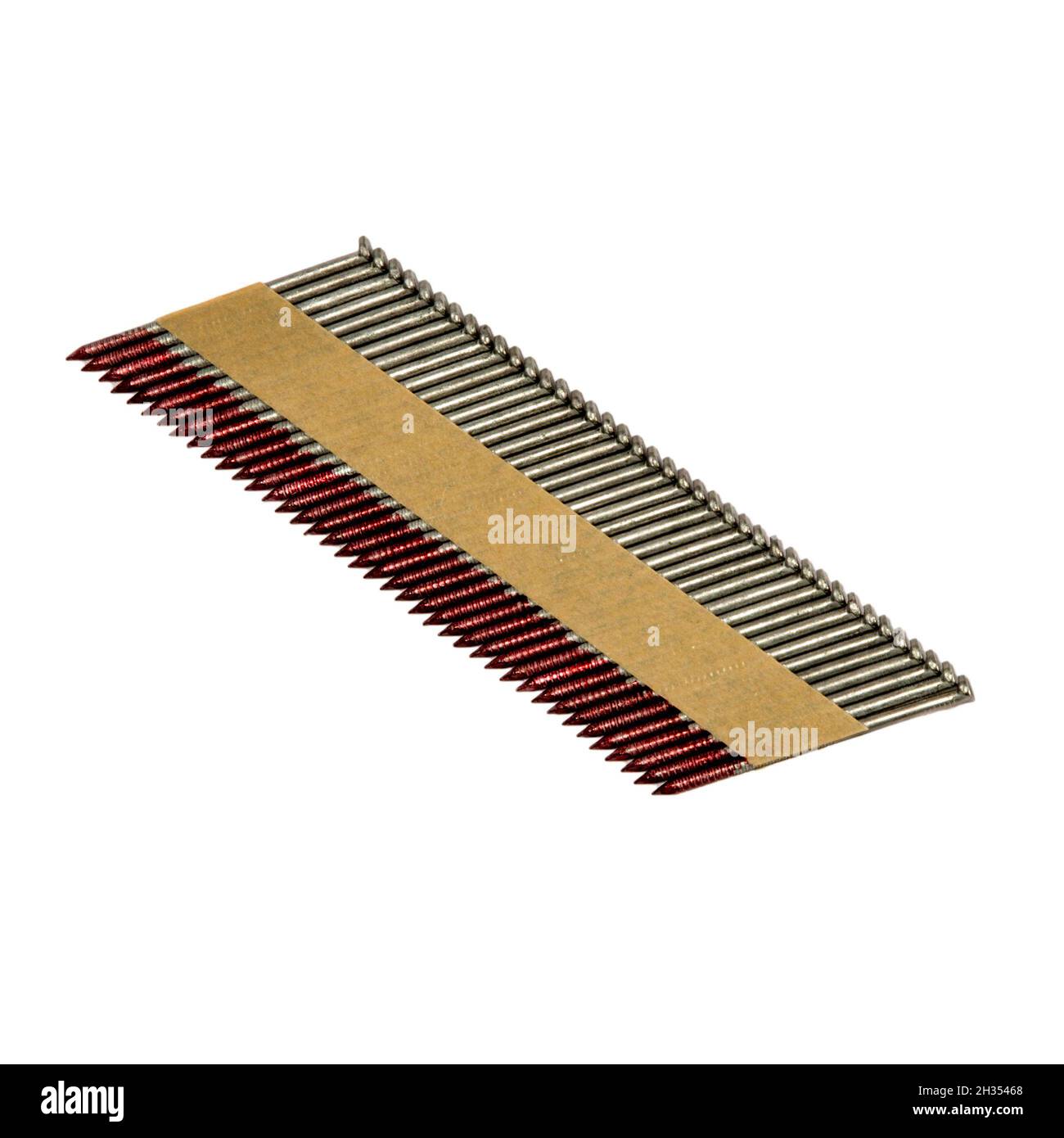 Hardware nail gun nails hi-res stock photography and images - Alamy