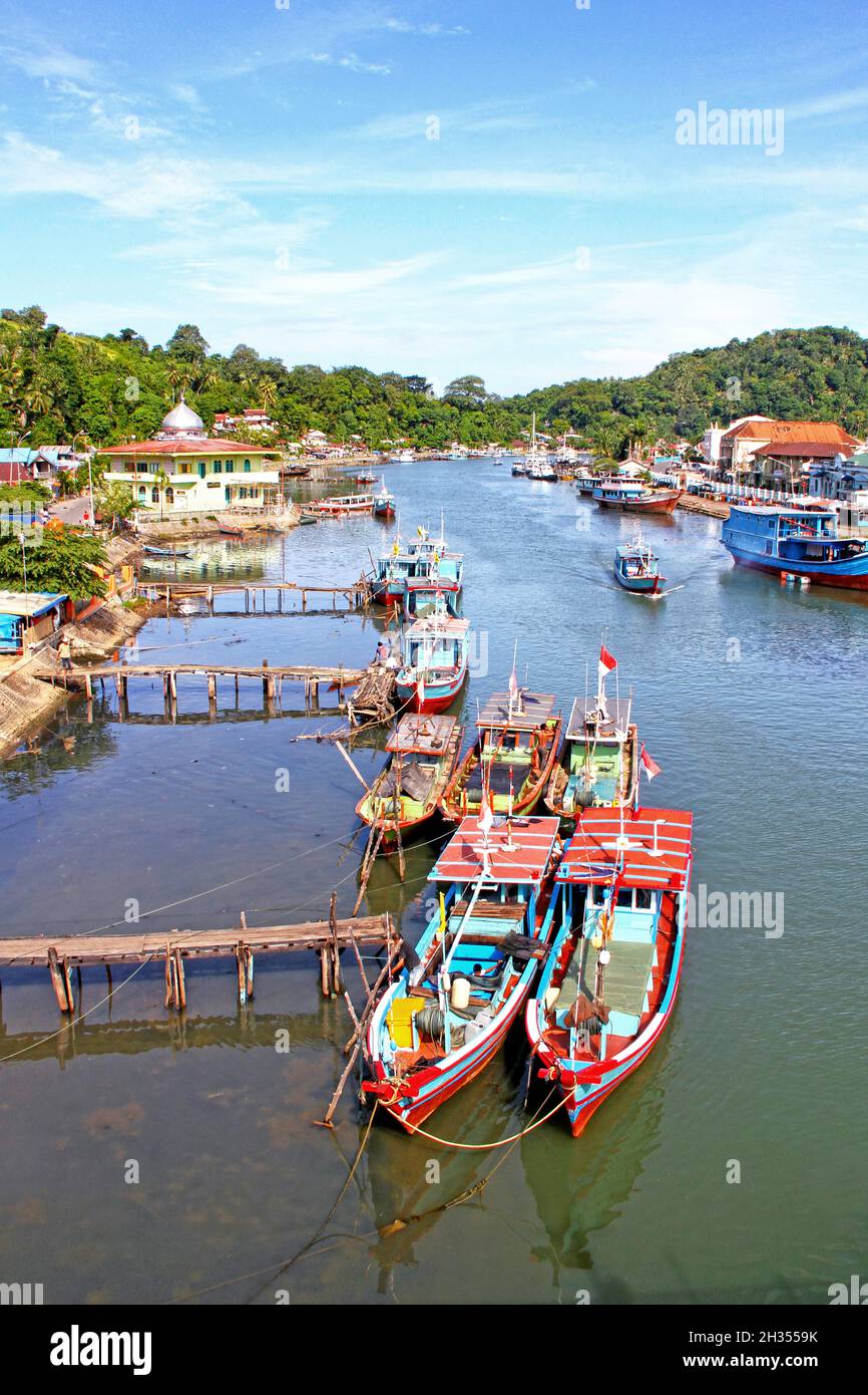 Muaro is a small old port on the Batang Arau river used by many small ...