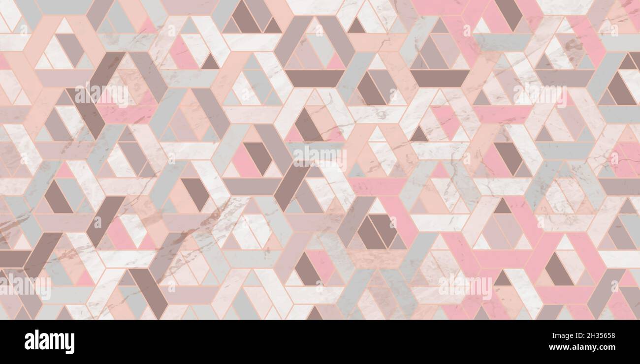 Abstract geometric pattern elegant pink background with polygonal shape ...