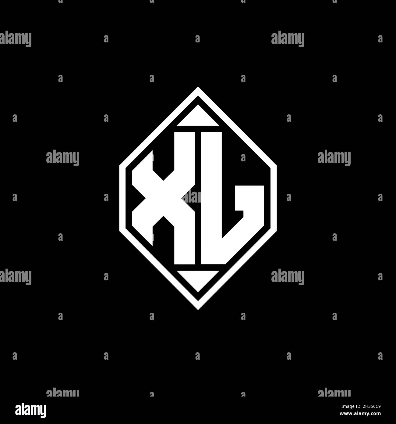 Xj monogram Stock Vector Images - Alamy