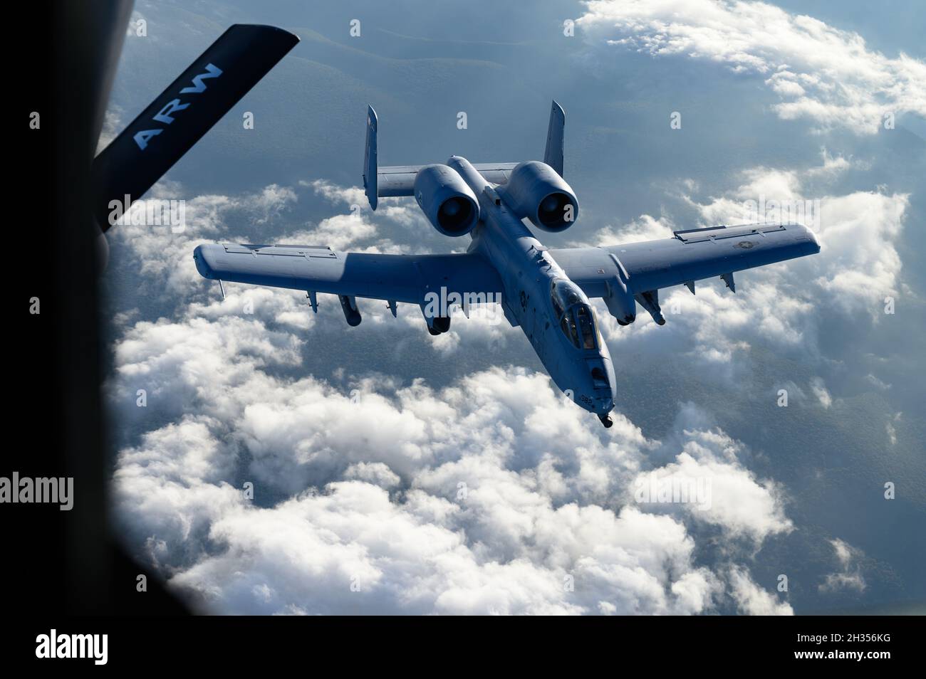 A U.S. Air National Guard A-10C Thunderbolt II aircraft with Maryland’s ...