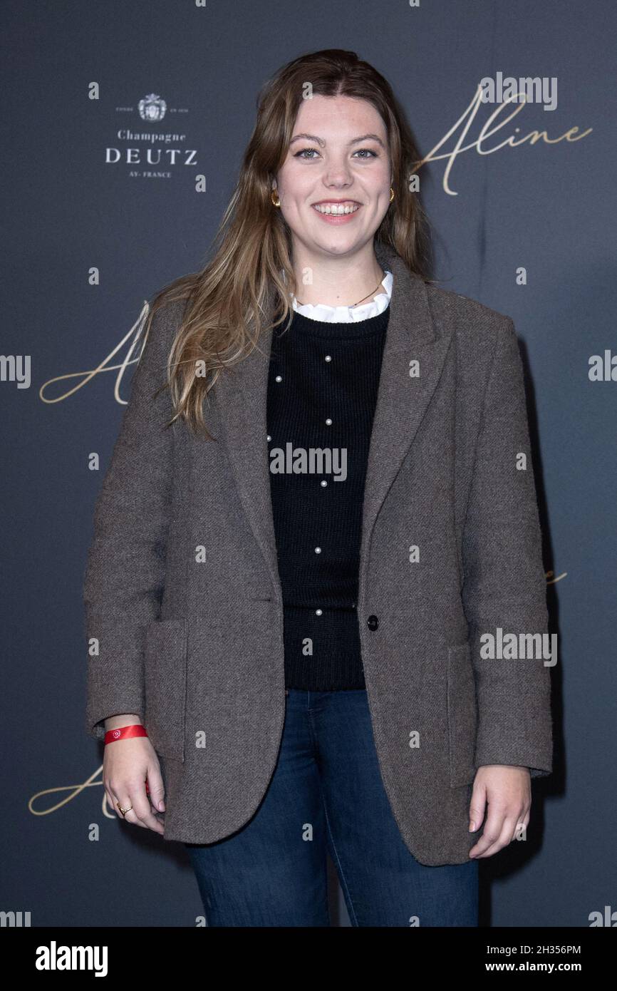 Heloise Martin attending the Aline Premiere at the Grand Rex Cinema in ...