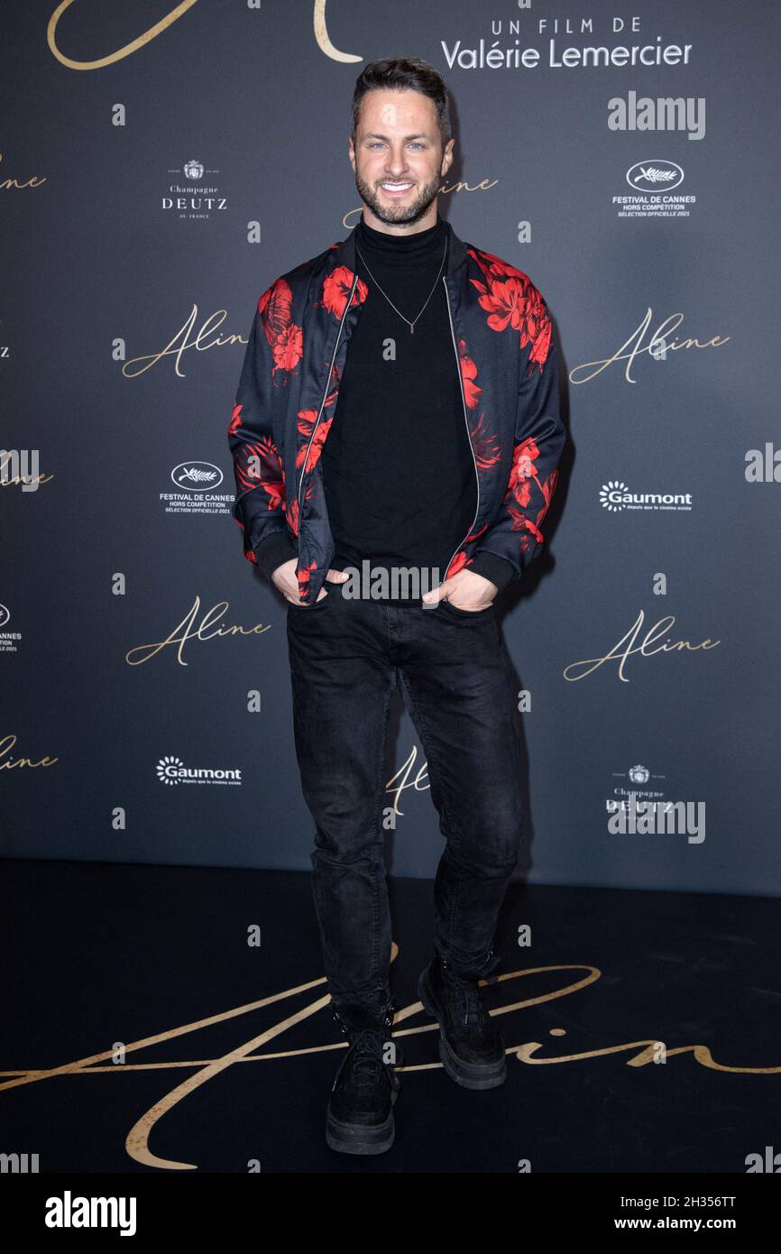 Christian Millette attending the Aline Premiere at the Grand Rex Cinema ...