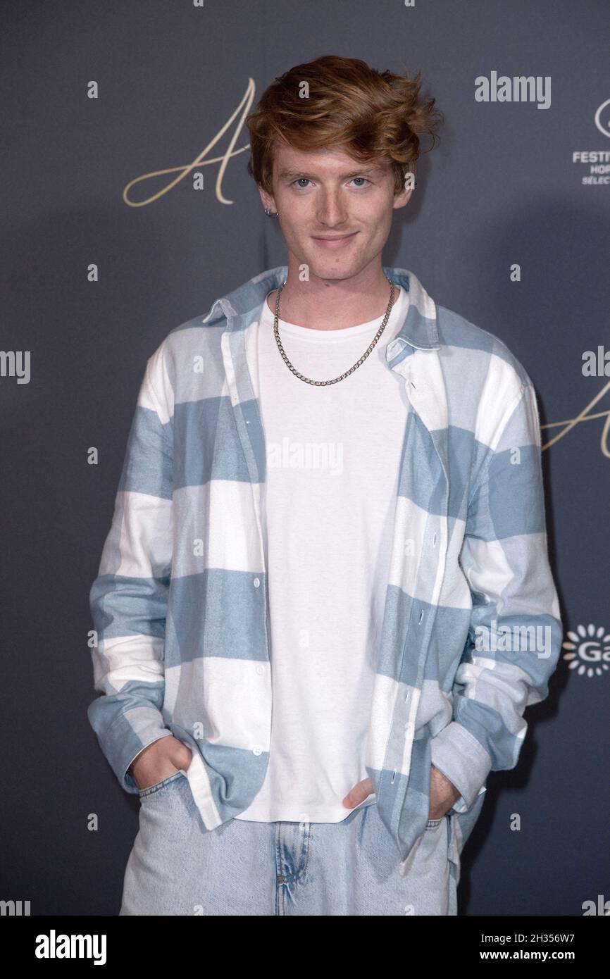 Elliott attending the Aline Premiere at the Grand Rex Cinema in Paris ...