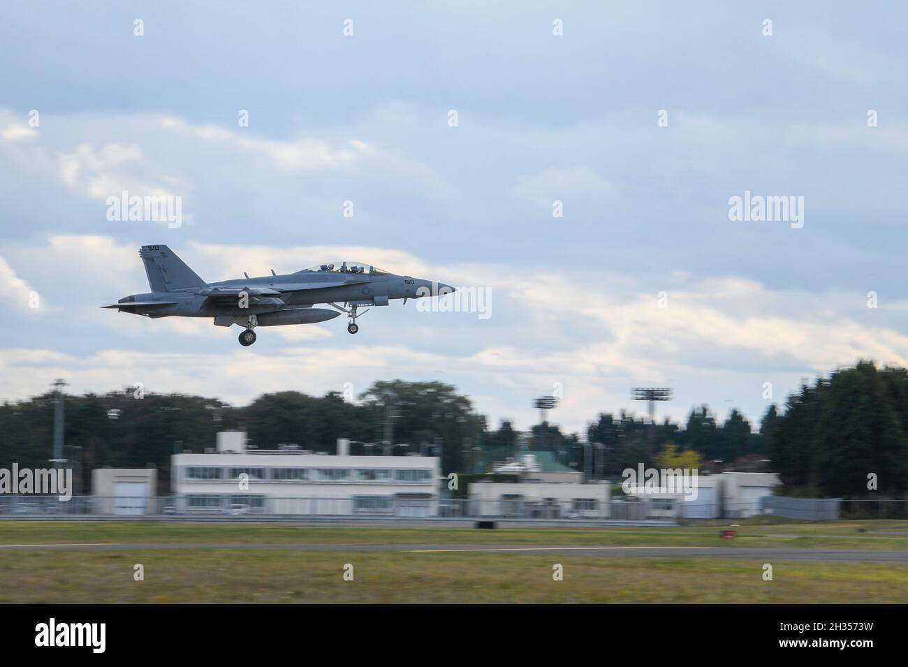 MISAWA, Japan (Oct. 22, 2021) – An EA-18G Growler, assigned to the ...