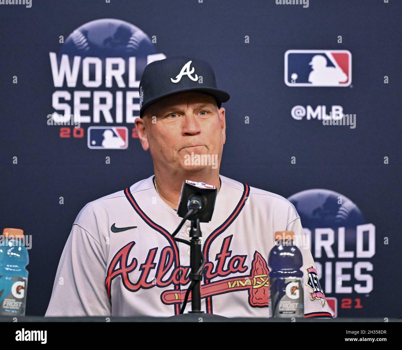 Brian snitker 2021 hi-res stock photography and images - Alamy