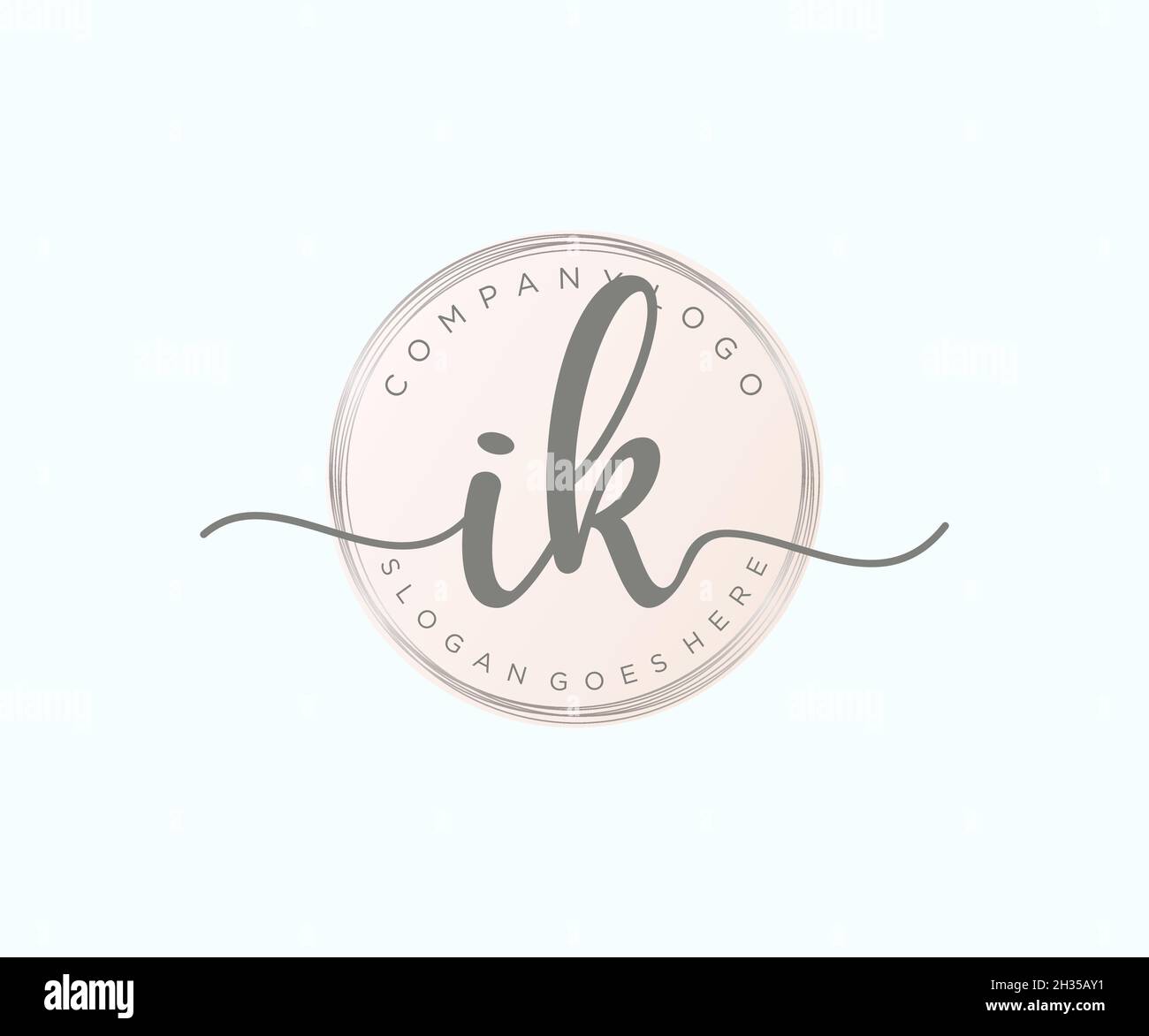 Ik minimal logo hi-res stock photography and images - Alamy