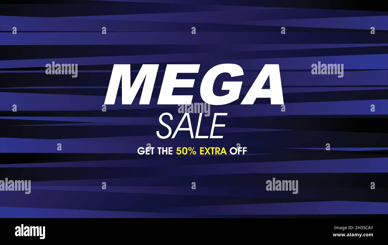 Sell banner template design with comic background Stock Vector Image ...