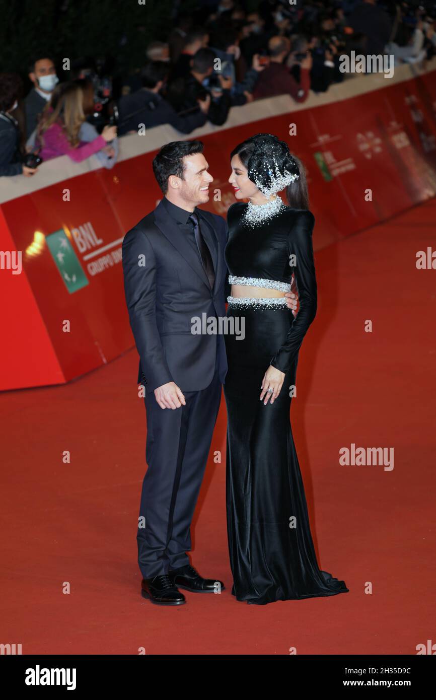 ROME, ITALY - OCTOBER 24: Richard Madden and Gemma Chan attend the ...