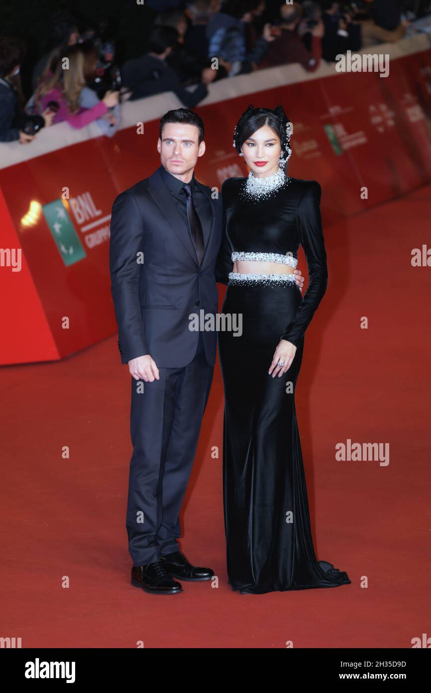 ROME, ITALY - OCTOBER 24: Richard Madden and Gemma Chan attend the ...