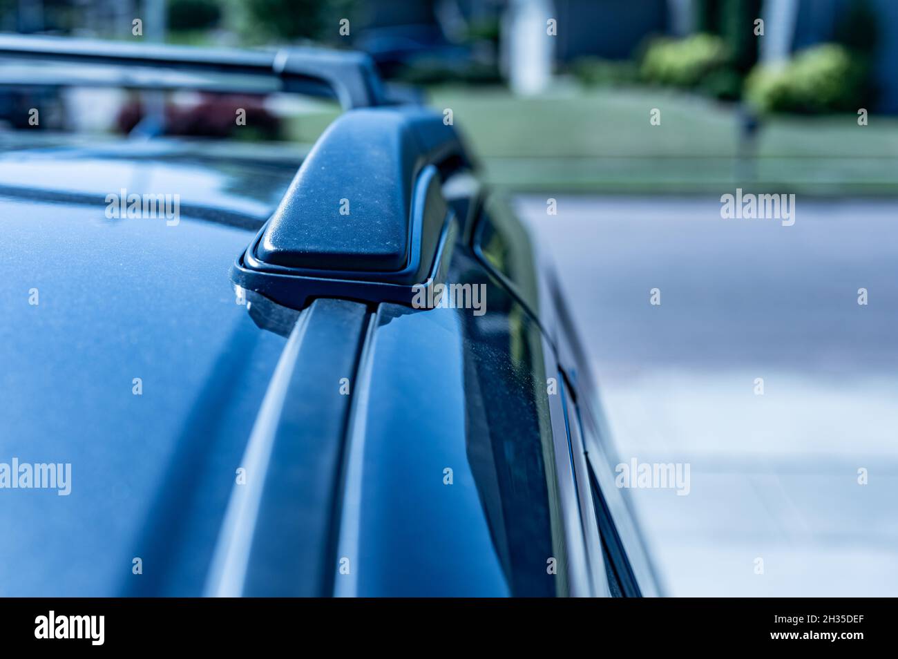 Roof cargo box installed on the vehicle hi-res stock photography and ...