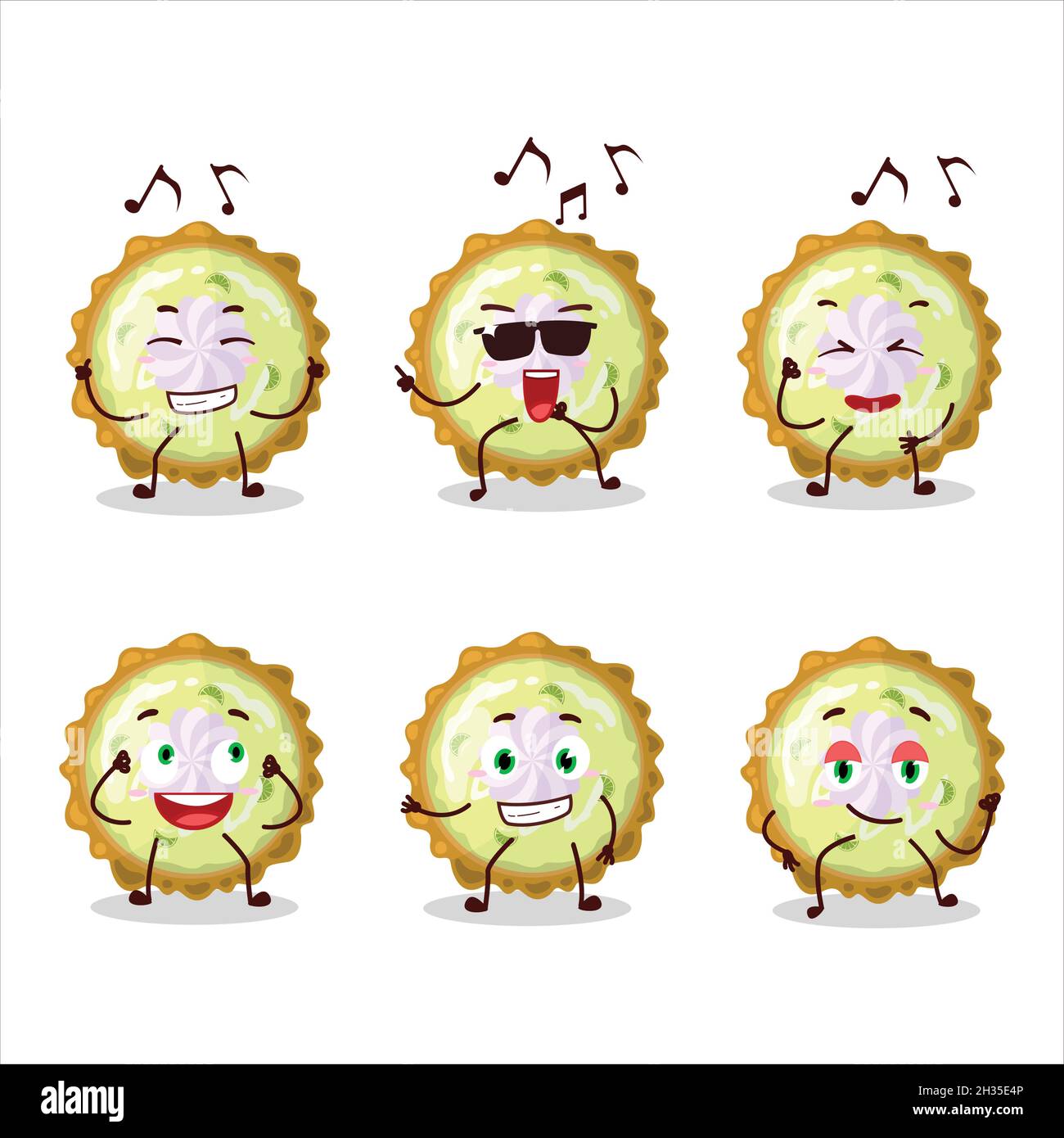 Key lime pie drink Stock Vector Images - Alamy