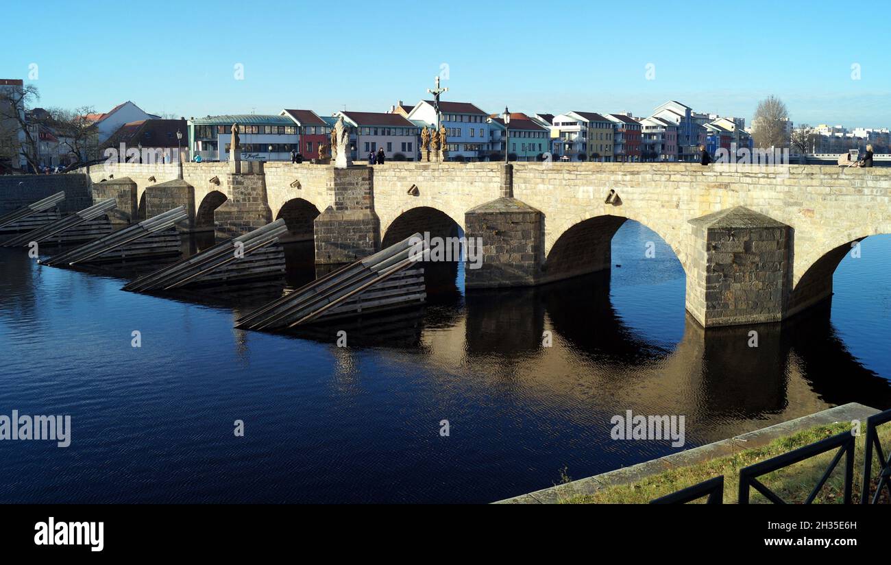 Pisek Stone Bridge, the oldest preserved early Gothic bridge in the ...
