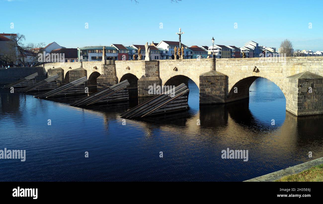Pisek Stone Bridge, the oldest preserved early Gothic bridge in the ...
