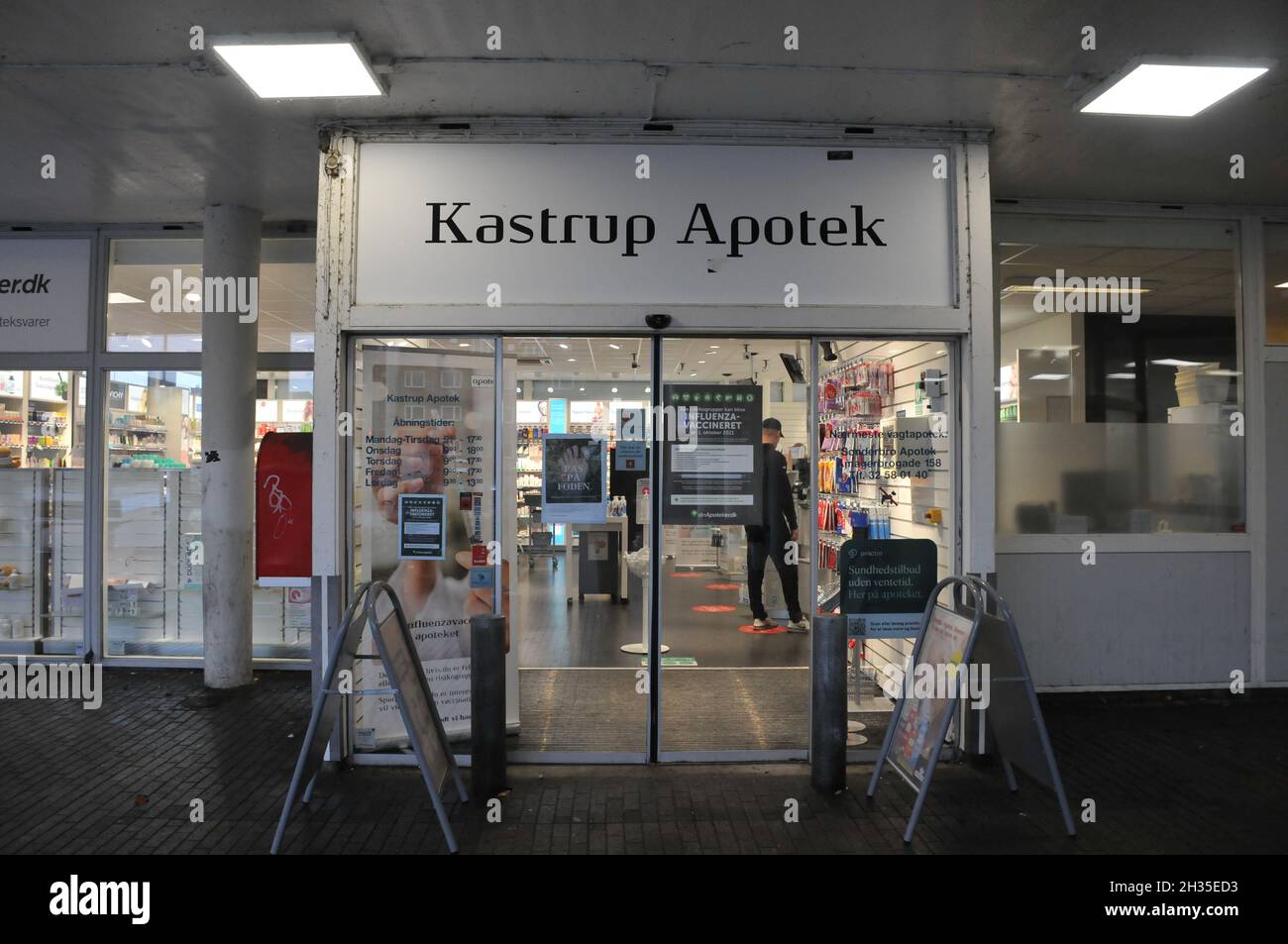 Kastrup/Copenhagen/Denmark./20 October 2021/ Denmark's national health ...