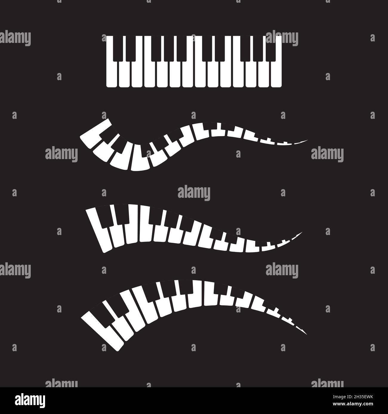 Grand piano vector vectors Black and White Stock Photos & Images - Alamy