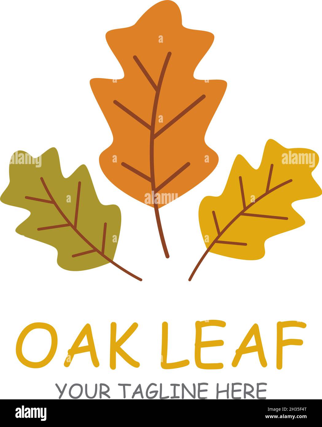 Autumn Leaf logo template vector illustration Stock Vector Image & Art ...