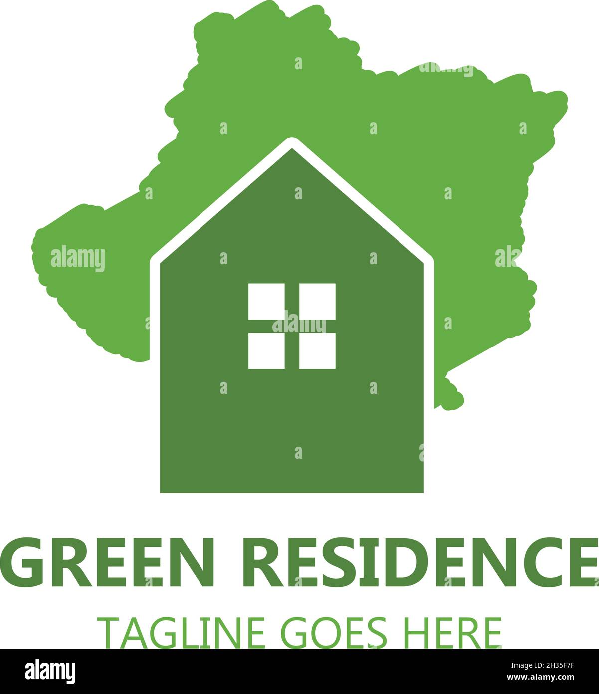 Green Residence logo vector template Stock Vector Image & Art - Alamy