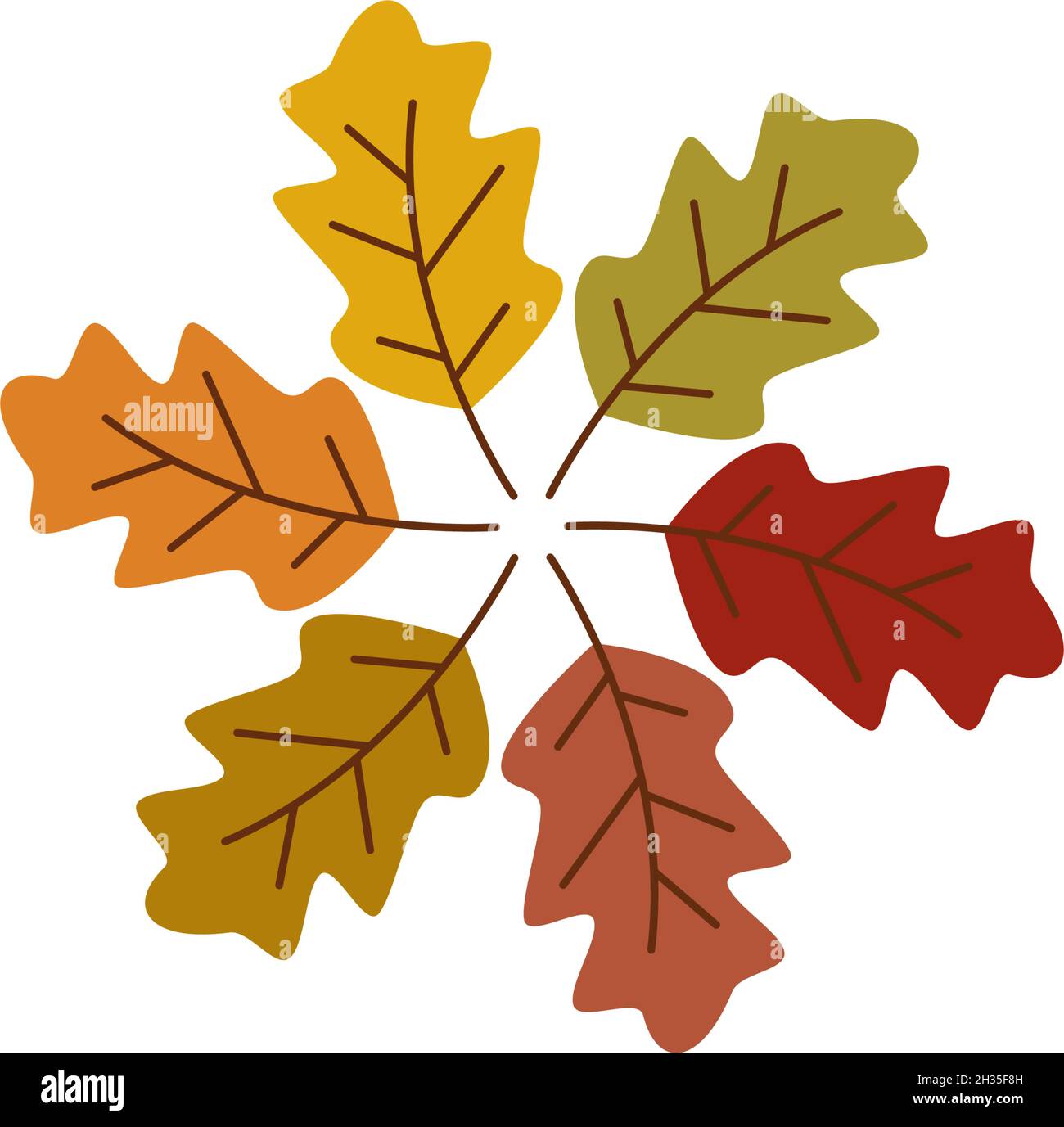 Autumn Leaf logo template vector illustration Stock Vector Image & Art ...