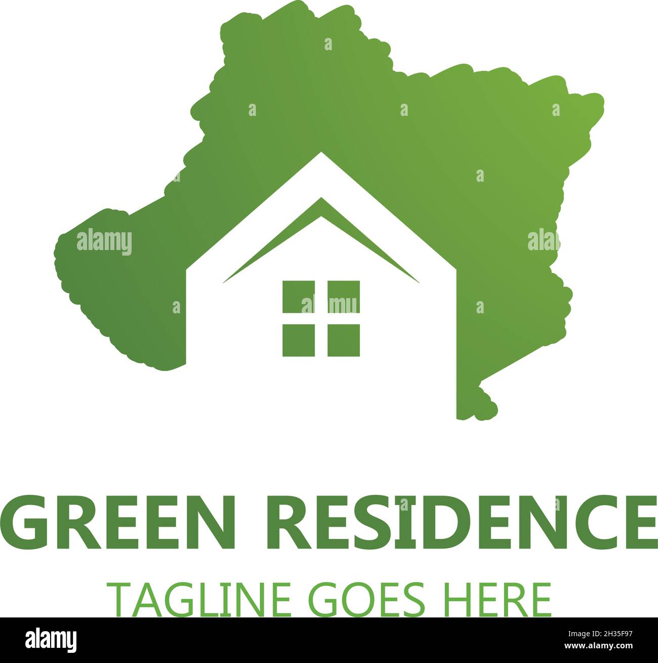 Green Residence logo vector template Stock Vector Image & Art - Alamy