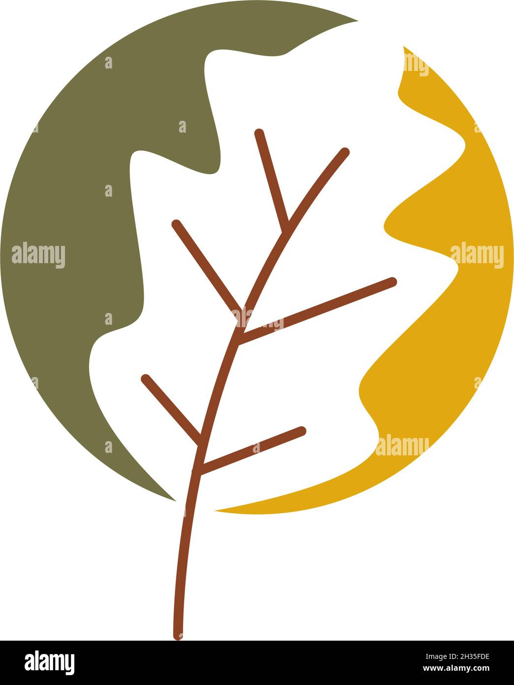 Autumn Leaf logo template vector illustration Stock Vector Image & Art ...