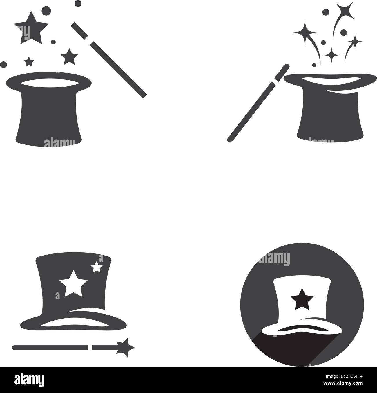 Top hat template hi-res stock photography and images - Alamy