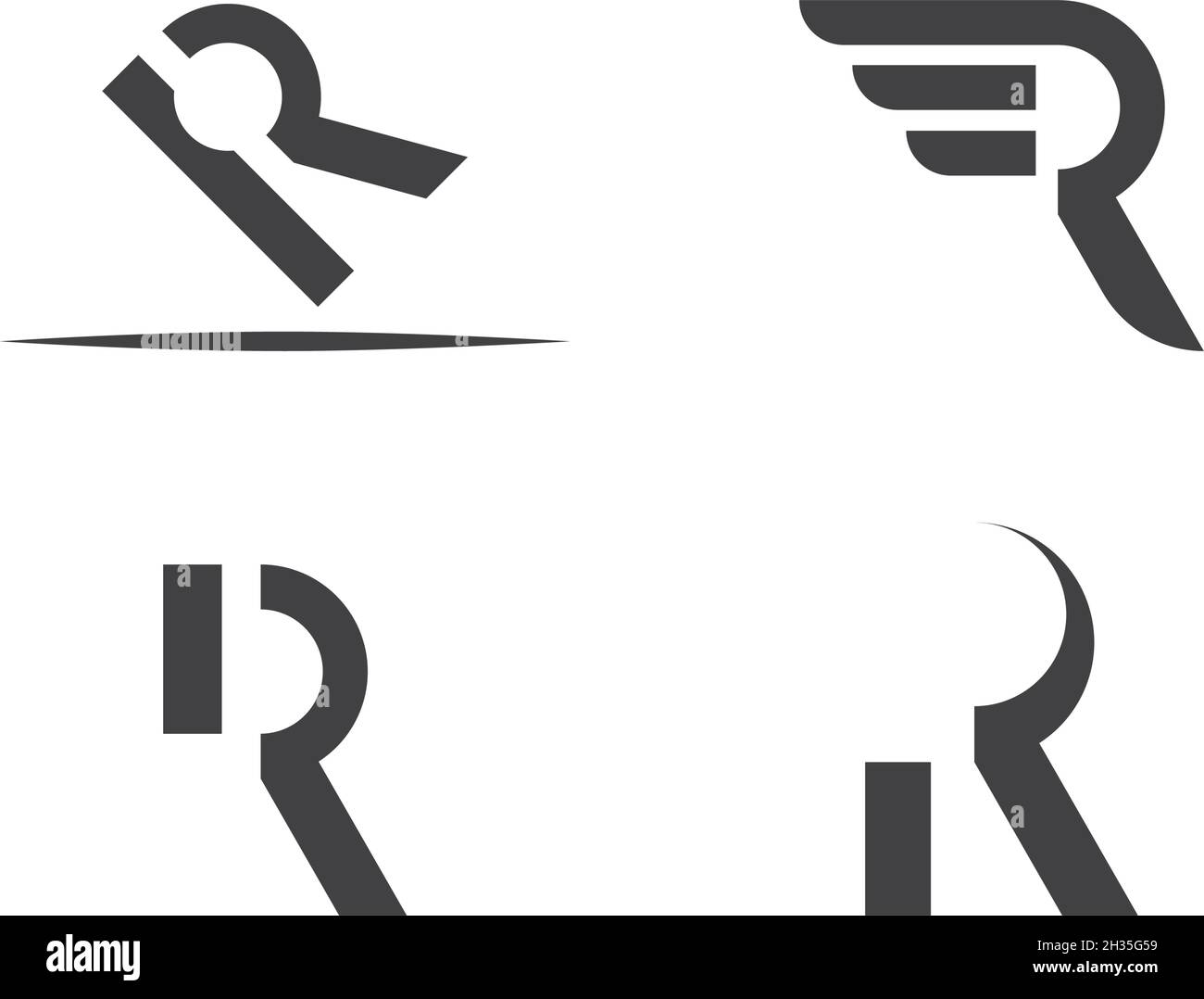 R letter logo business template Stock Vector Image & Art - Alamy