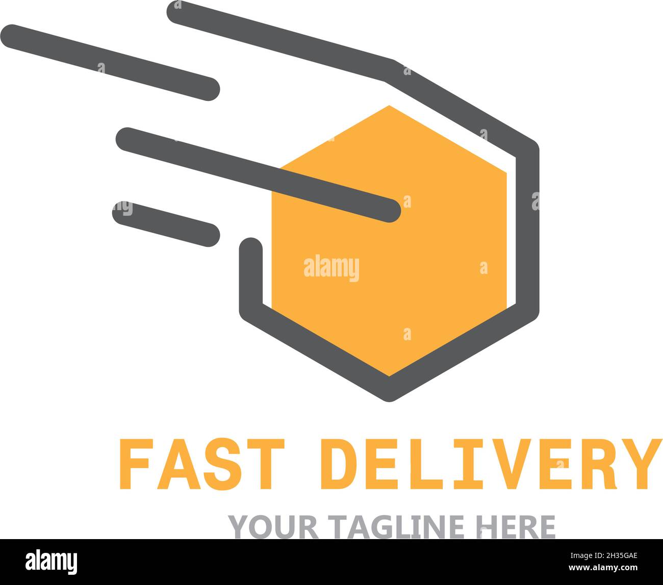Fast delivery logo Stock Vector Images - Alamy