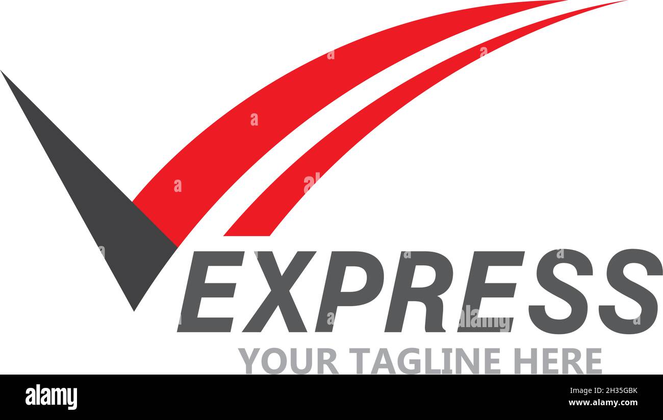 Express logo vector ilustration vector template Stock Vector Image ...