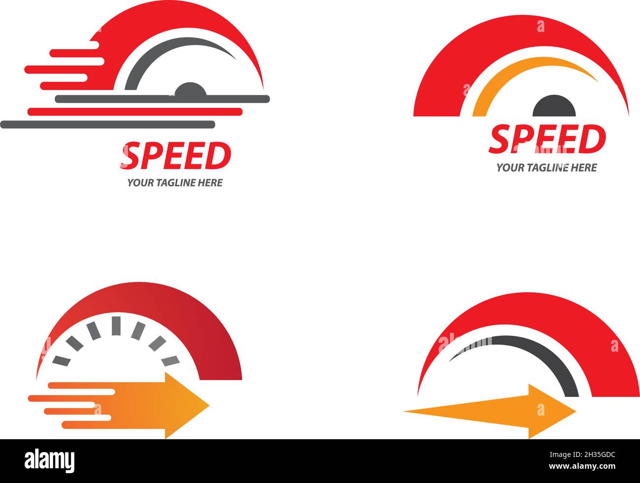 Faster Logo Template vector icon illustration design Stock Vector Image ...