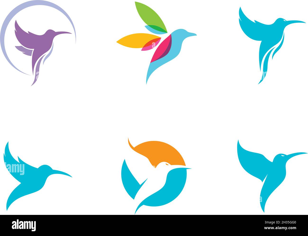 Bird Logo Template vector illustration Stock Vector Image & Art - Alamy