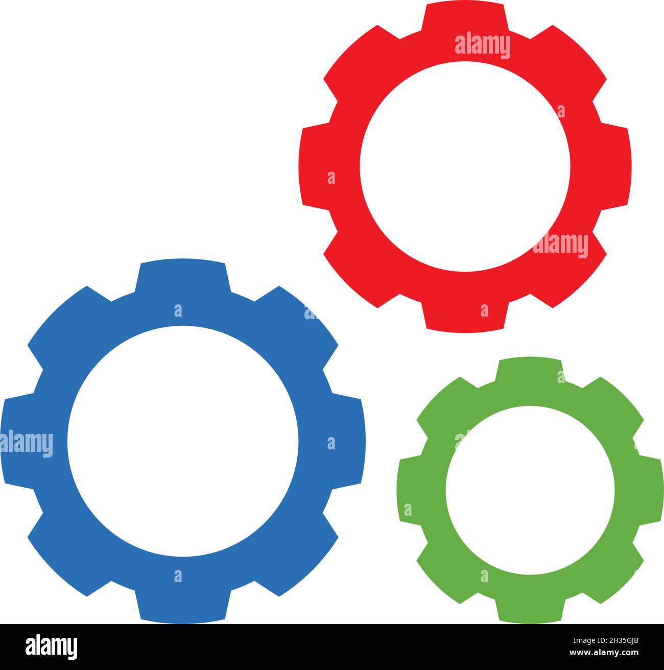 Gear Logo Template vector icon illustration design Stock Vector Image ...